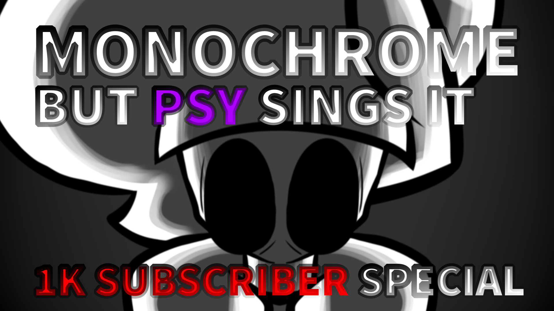 Monochrome But Psy sings it REMASTERED [Friday Night Funkin'] [Mods]