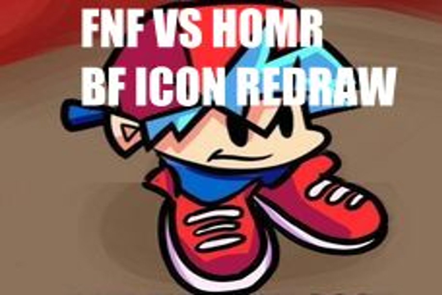 FNF Vs Homr BF Icon redraw lol [Friday Night Funkin'] [Mods]