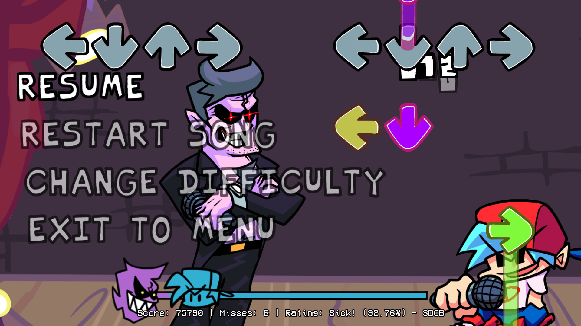 Battle against a stupid king Mod for Friday Night Funkin' | FNF Mods