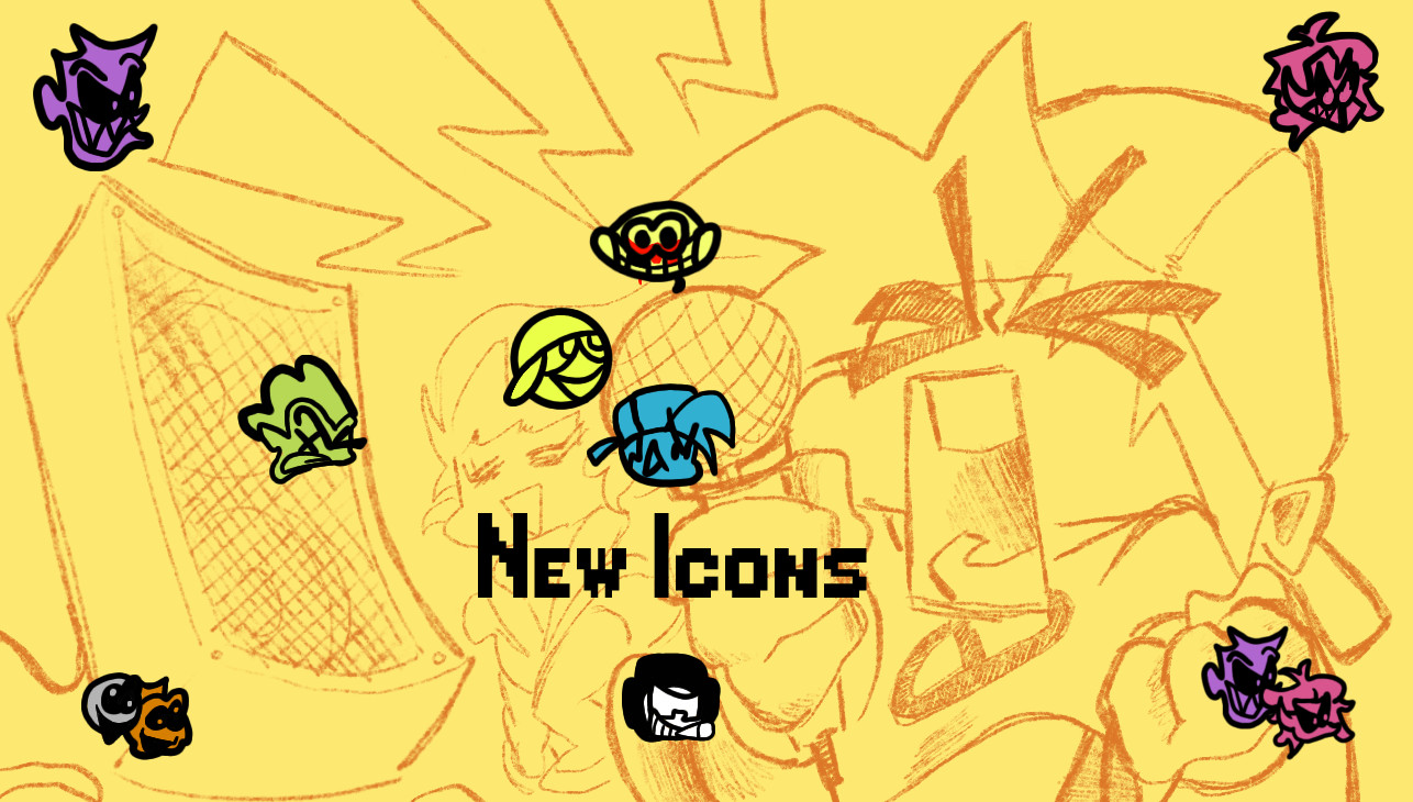 New Icons Fnf Mod for Friday Night Funkin' | FNF Mods