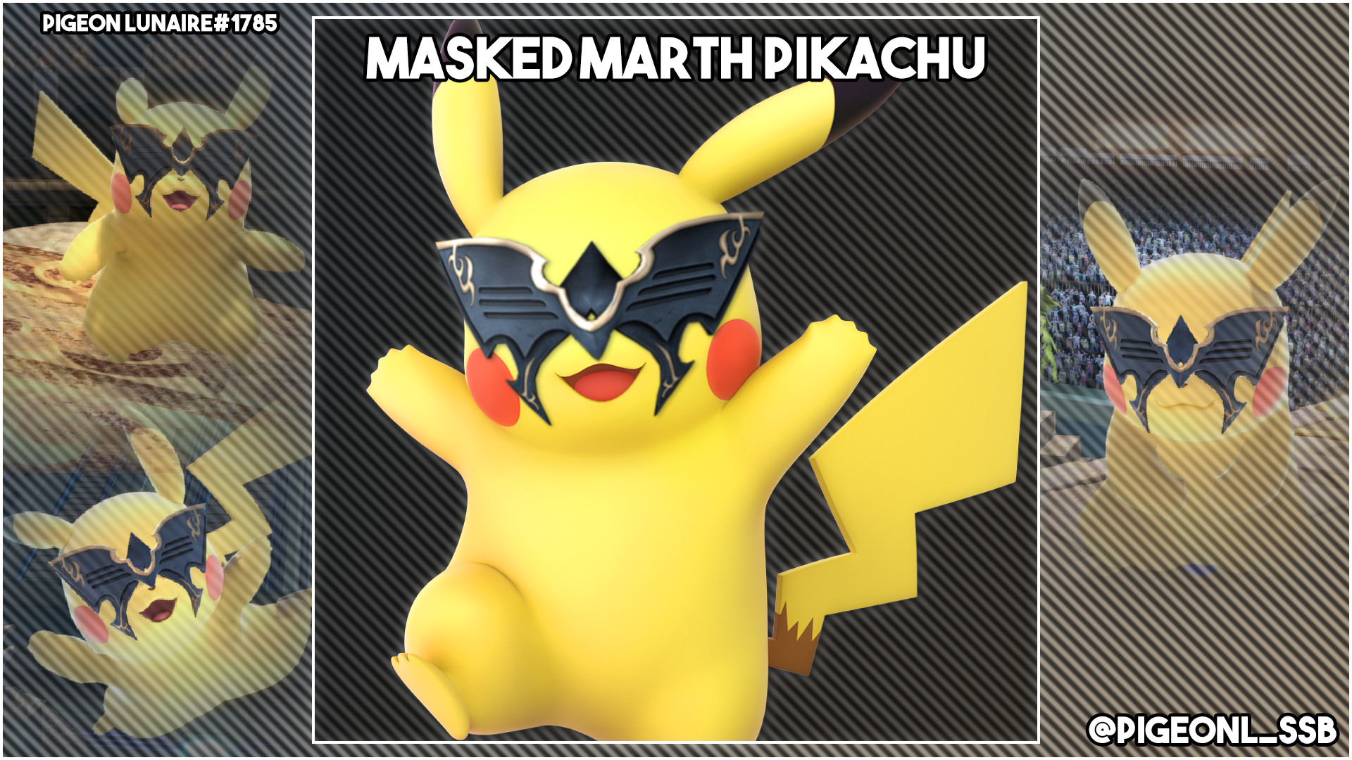 Masked Marth Pikachu [Super Smash Bros. Ultimate] [Mods]