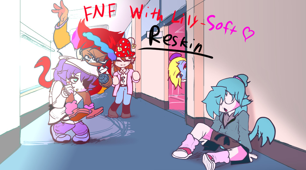 FNF With Lily Soft Funk Miss Nagatoro Reskin [Friday Night Funkin'] [Mods]