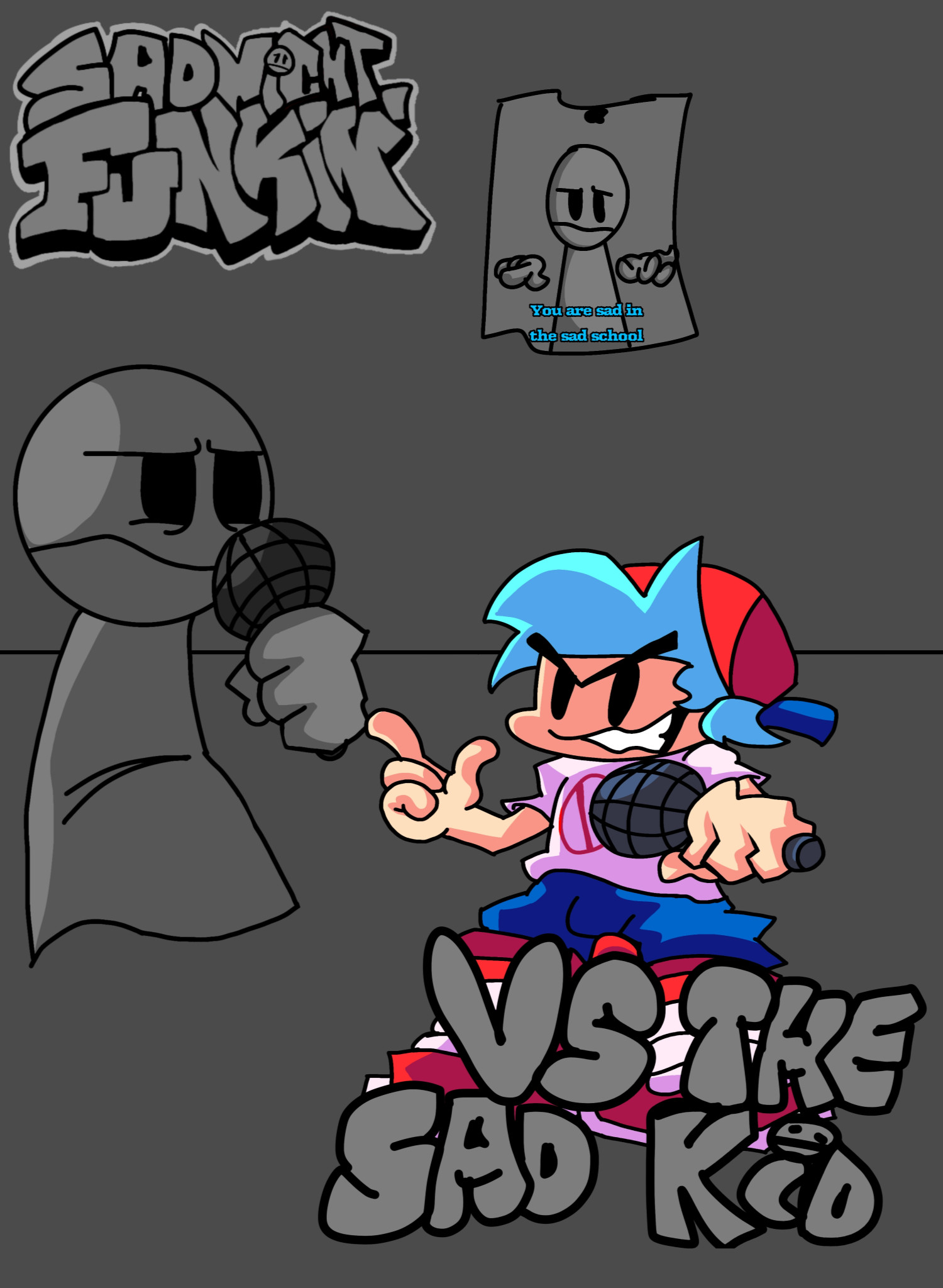 vs the sad kid|sad night funkin Mod for Friday Night Funkin' | FNF Mods