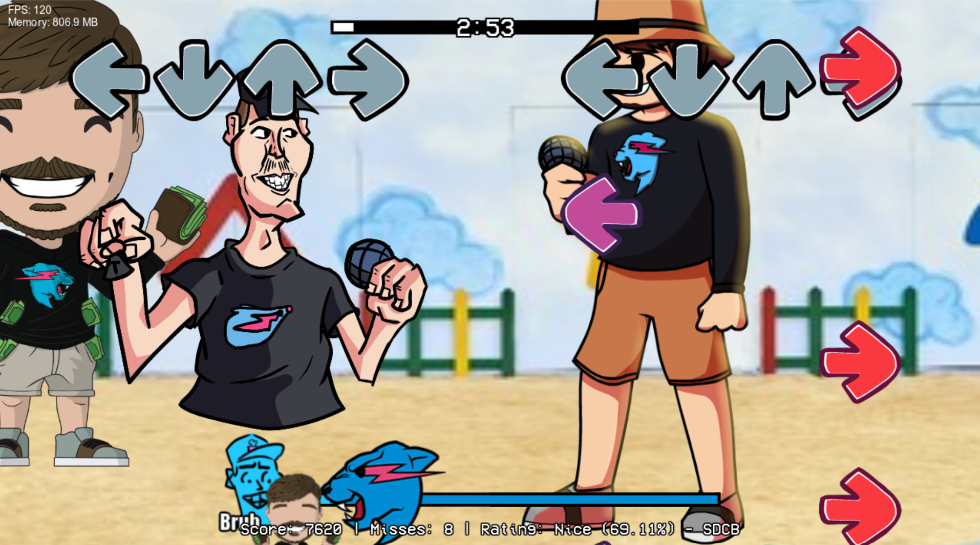 Confronting Beast Mod for Friday Night Funkin' | FNF Mods