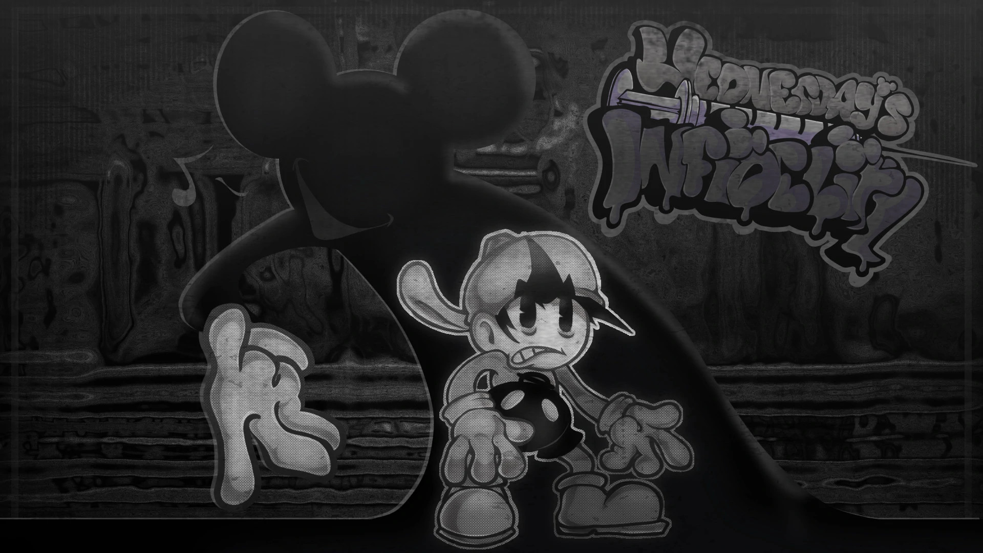 FNF Unknown Suffering Mickey vs Mickey Mod for Friday Night Funkin ...