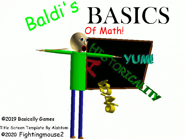 Baldi's basics of math! Mod for Baldi's Basics | Baldi Mods