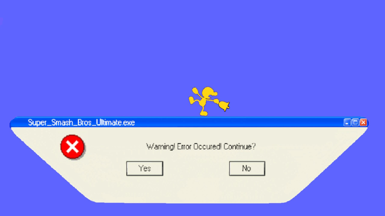 Windows XP Error Stage Mod for Super Smash Bros. Ultimate | SSBU Mods