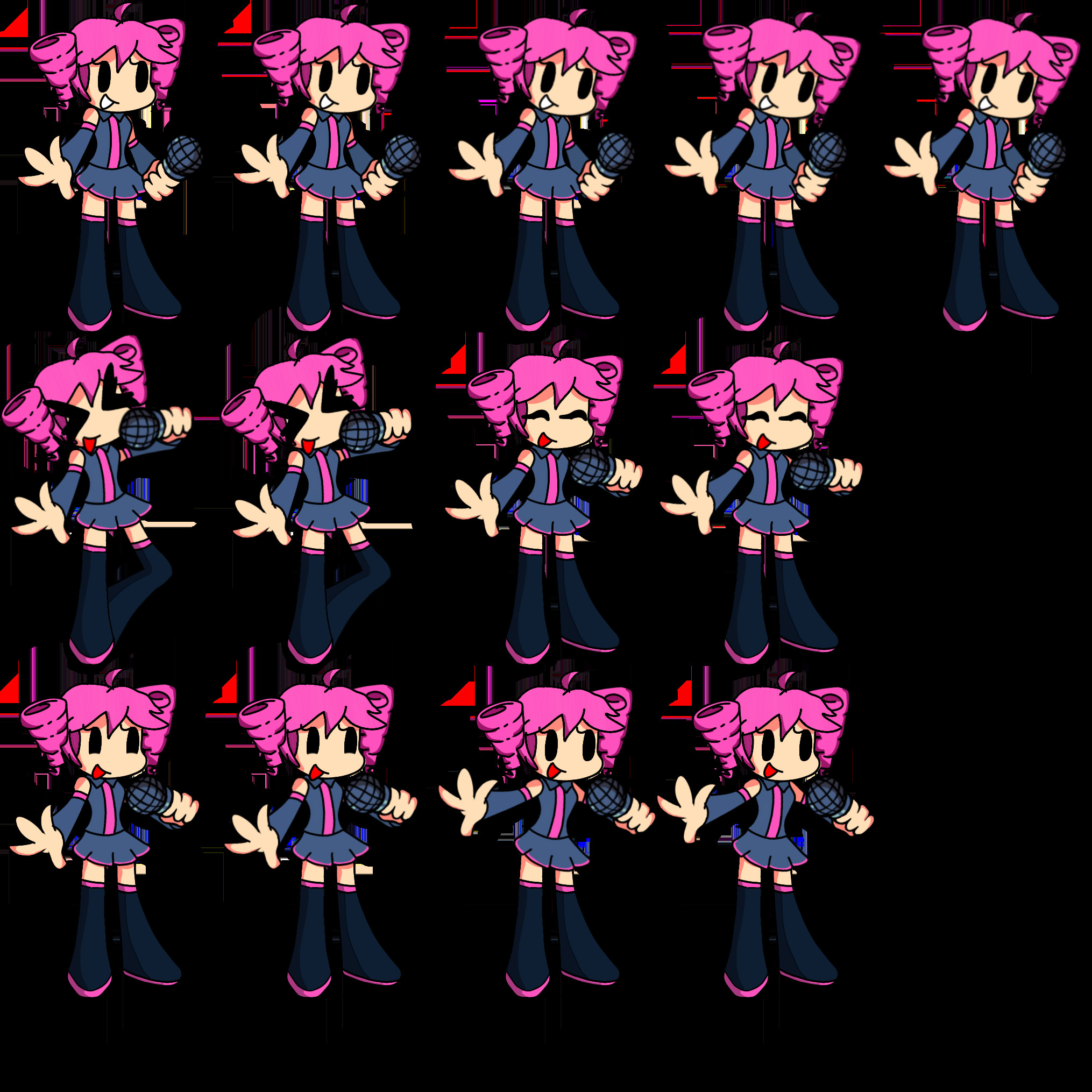 Playable Kasene Teto Creeperberry Style Mod for Friday Night Funkin ...