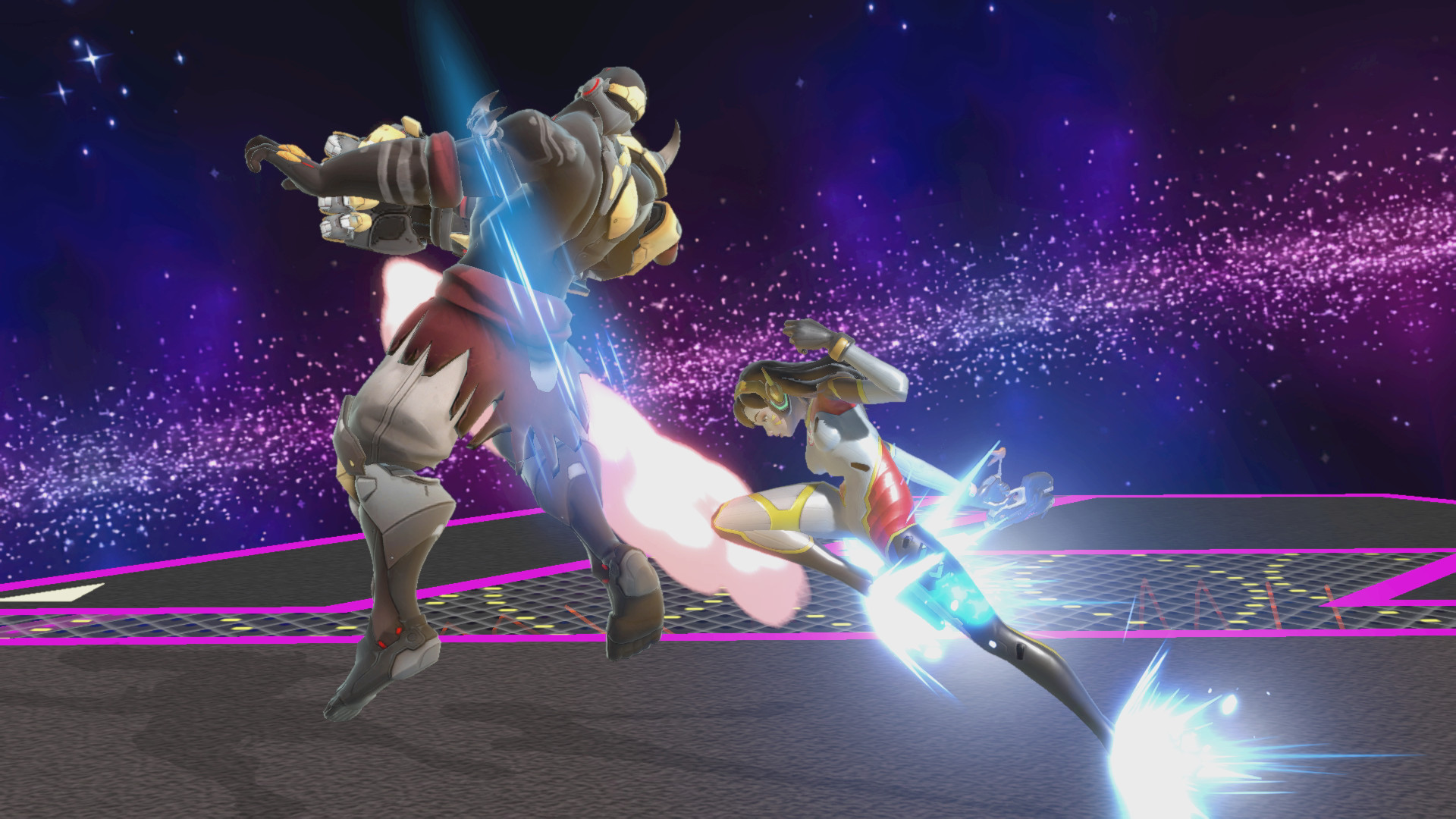 Wallpaper Art Overwatch Smash Bros