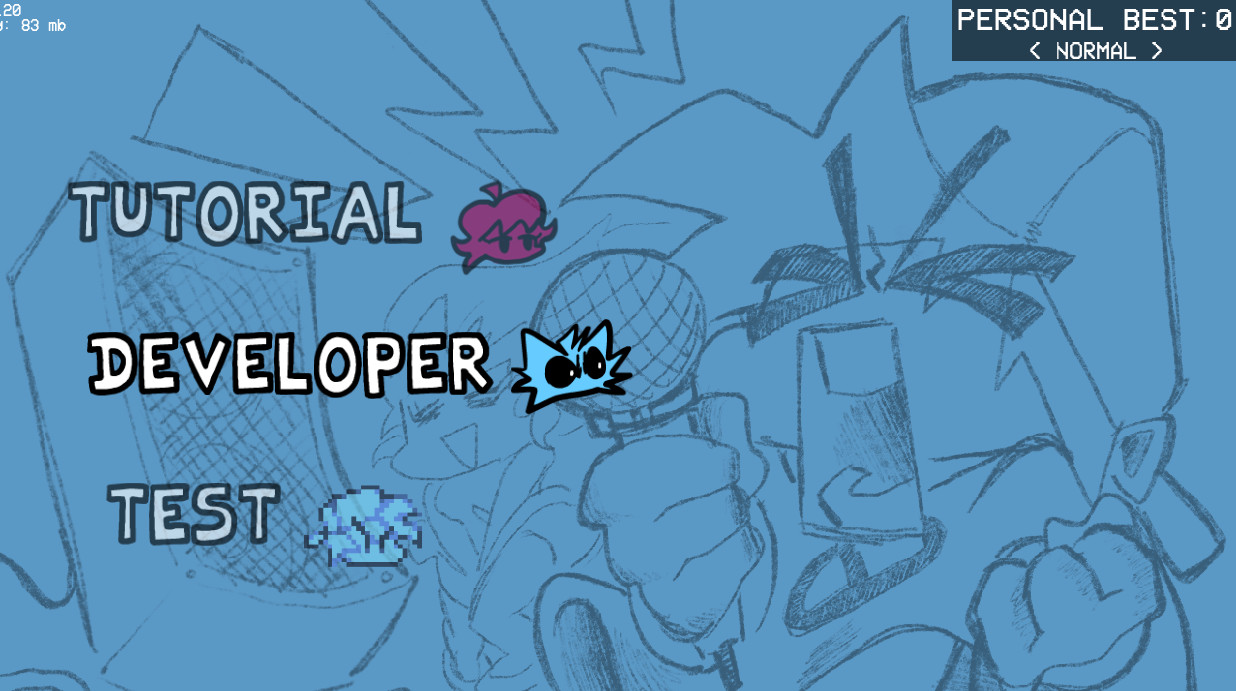 Funkin': Blue Developer [Friday Night Funkin'] [Mods]