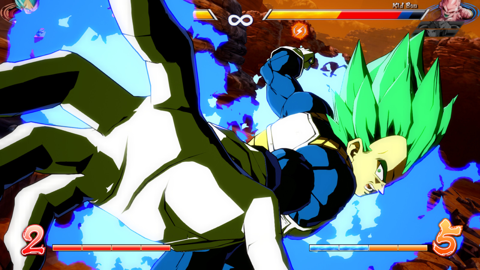 Vegeta Super Saiyan Green by Kryptonix Mod for Dragon Ball FighterZ ...
