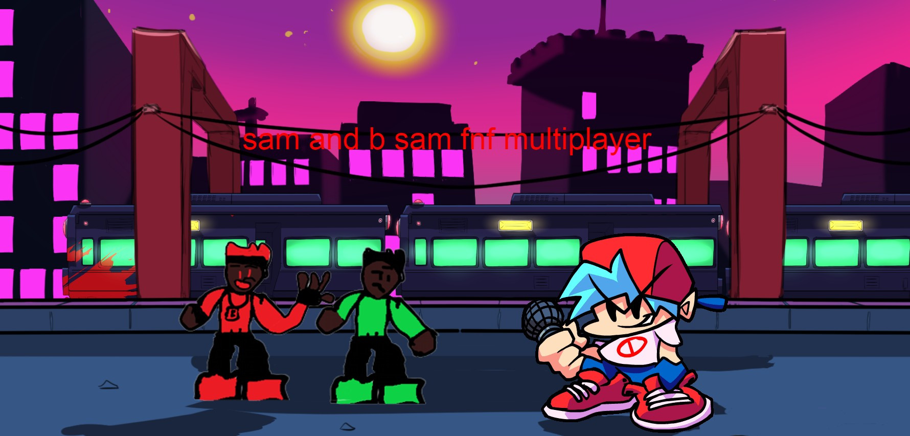 sam and b sam duo Mod for Friday Night Funkin' | FNF Mods