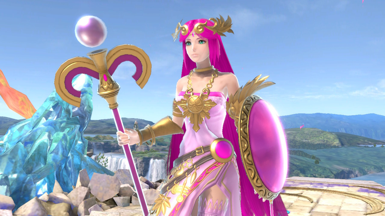 Palutena Pink Recolor {Request} [Super Smash Bros. Ultimate] [Mods]
