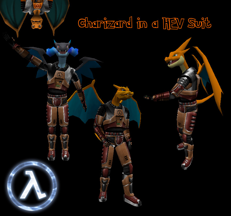 Charizard in a HEV Suit Mod for Sven Co-op | SC Mods