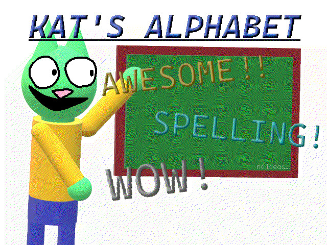 Kat's Alphabet! Mod for Baldi's Basics | Baldi Mods