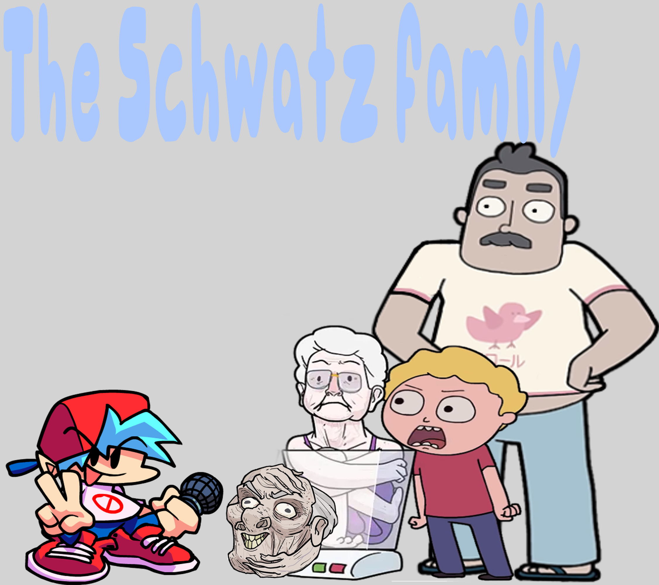The Schwatz family spirt v2 [Friday Night Funkin'] [Mods]
