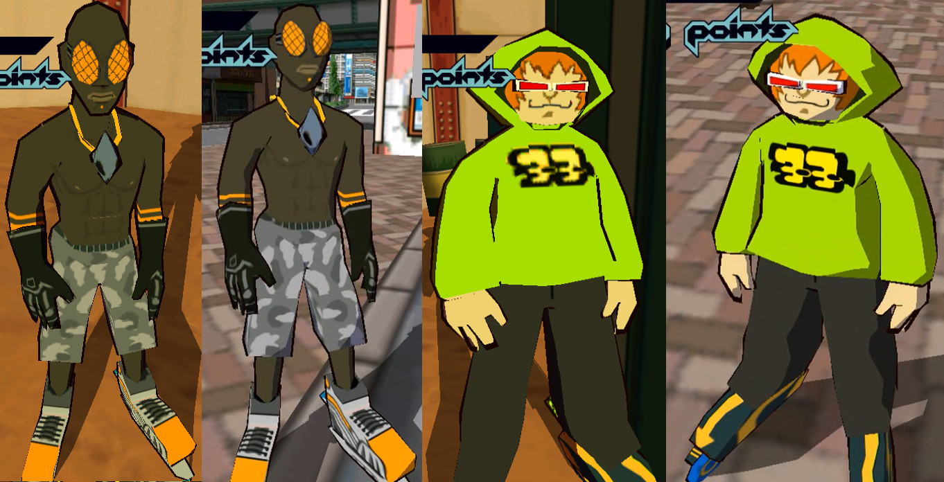 HD Playable Characters - DRM ver1.0 Mod for Jet Set Radio | JSR Mods