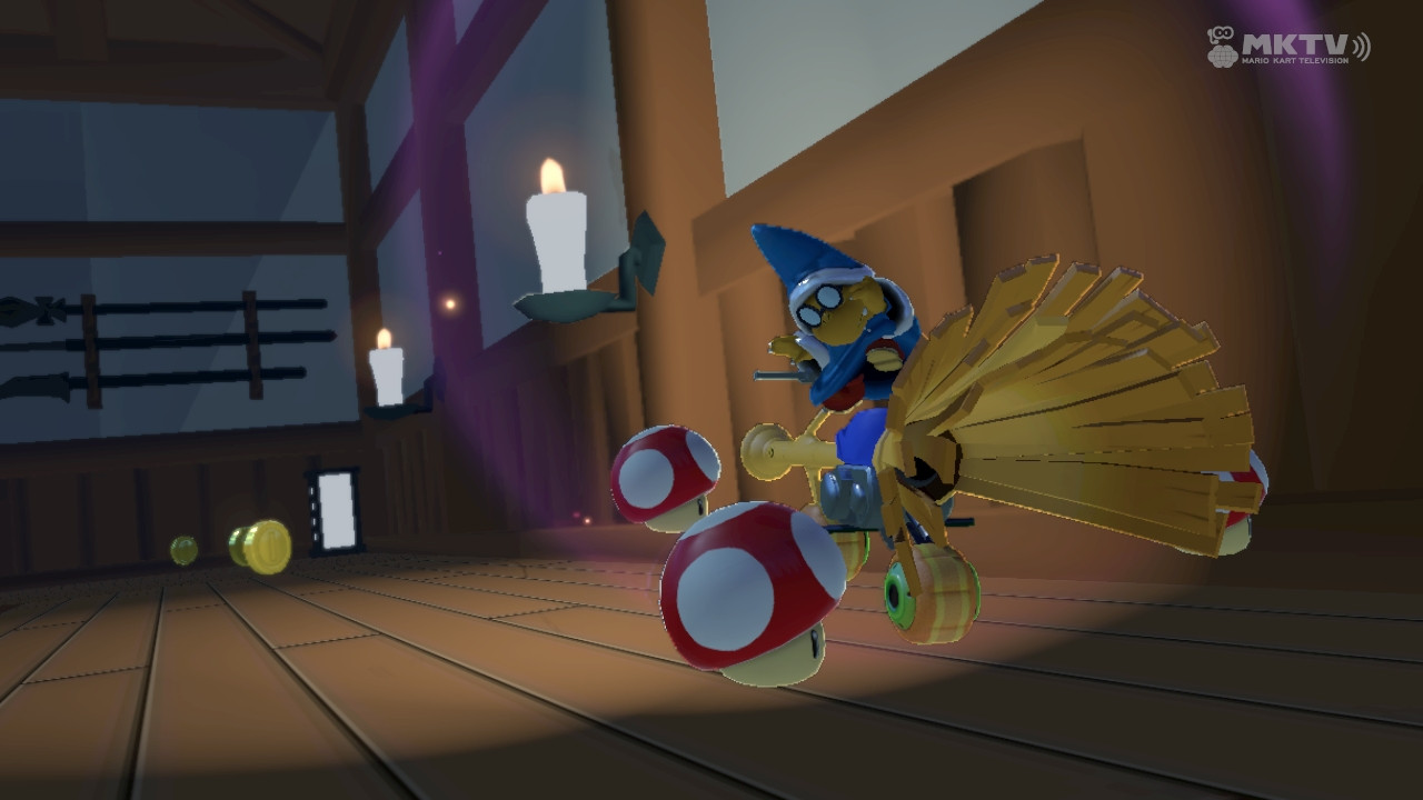 Kamek's zoom broom + alts (from Mario kart tour) Mod for Mario Kart 8 ...