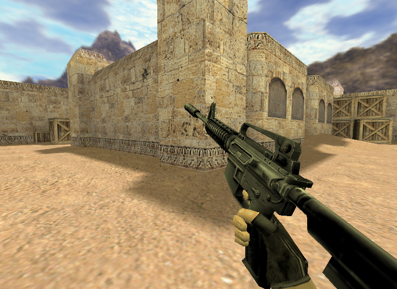 Default M4A1 With CS:GO Animations (actually) Mod for Counter-Strike 1.6 | CS1.6 Mods