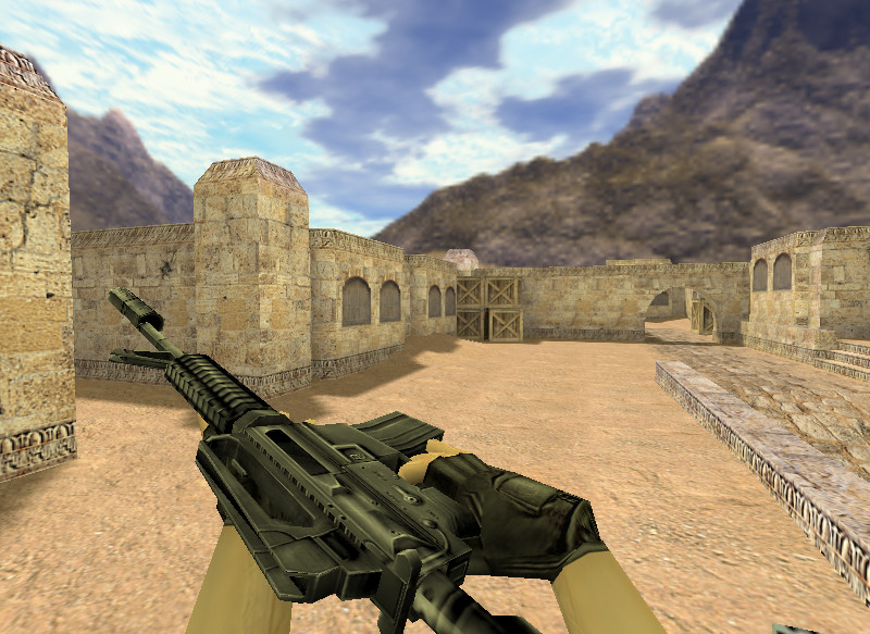 Default M4A1 With CS:GO Animations (actually) Mod for Counter-Strike 1. ...