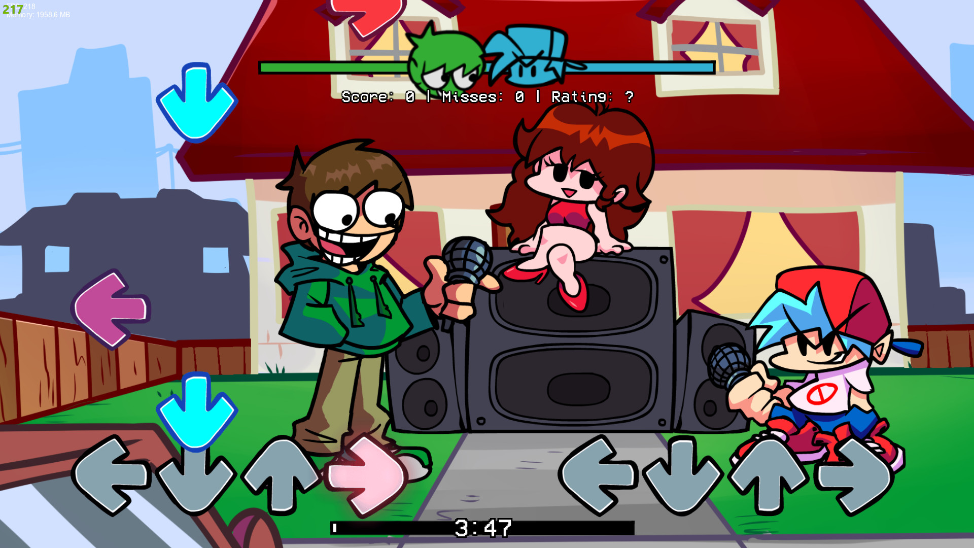 FNF Challleng-Edd with lyrics but playable! Mod for Friday Night Funkin ...