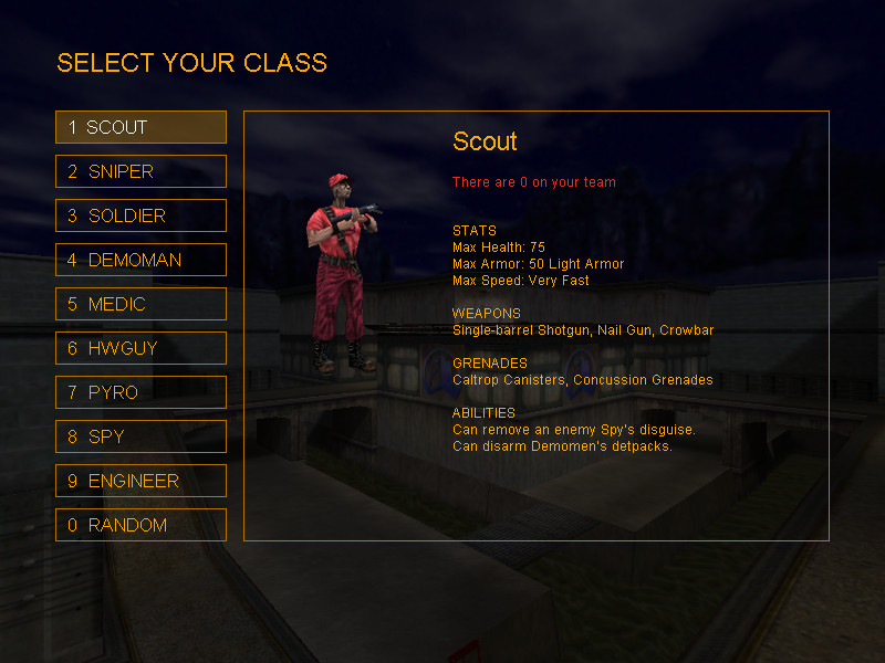 OFFICIAL OLD TFC Models VGUI previews Mod for Team Fortress Classic ...