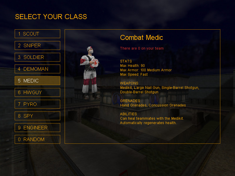 OFFICIAL OLD TFC Models VGUI previews Mod for Team Fortress Classic ...