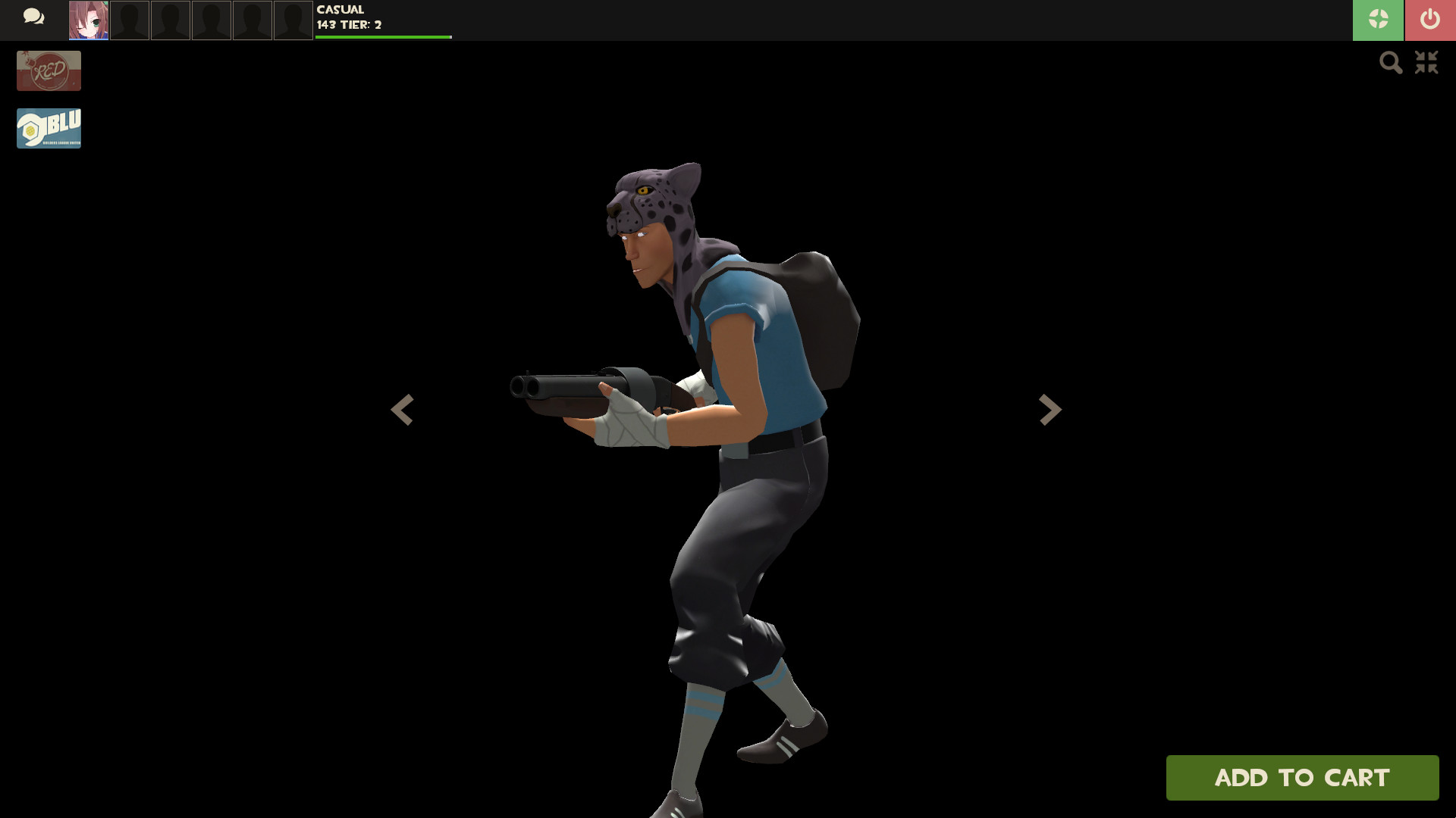 Noticeable Cheetah cosmetics coloring [Team Fortress 2] [Mods]