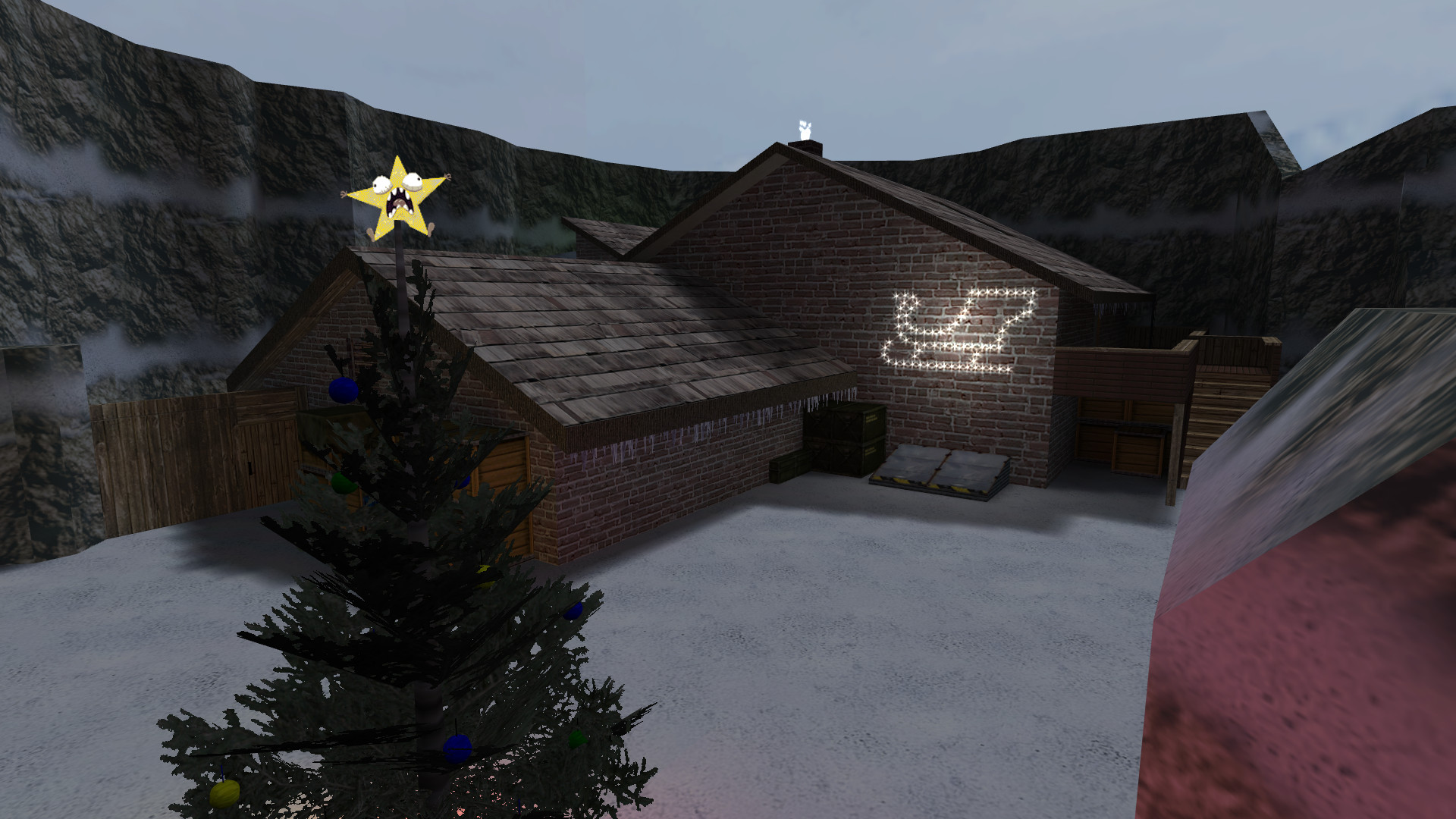 cs_militia_xmas_b7 + rmf Mod for Counter-Strike 1.6 | CS1.6 Mods