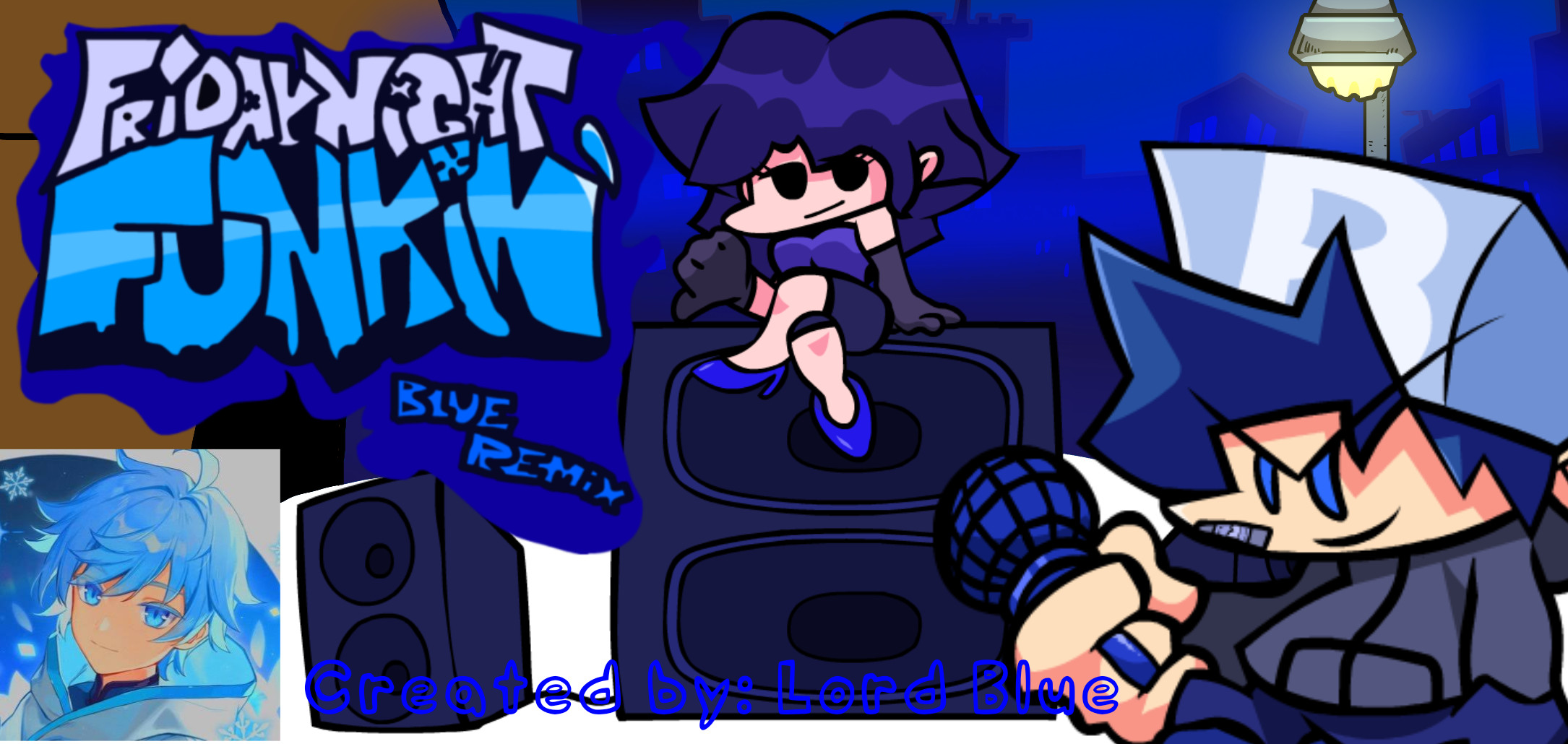 Friday Night Funkin' Blue Side Erect Update Mod for Friday Night Funkin ...