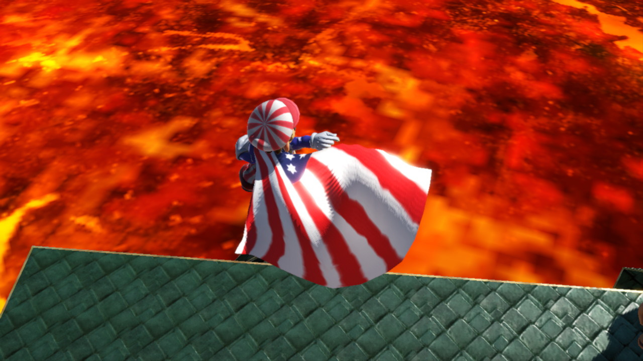 USA Cape for Mario (c01) Mod for Super Smash Bros. Ultimate | SSBU Mods