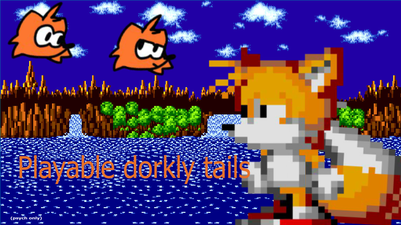 Playable dorkly tails, but its psych only Mod for Friday Night Funkin ...
