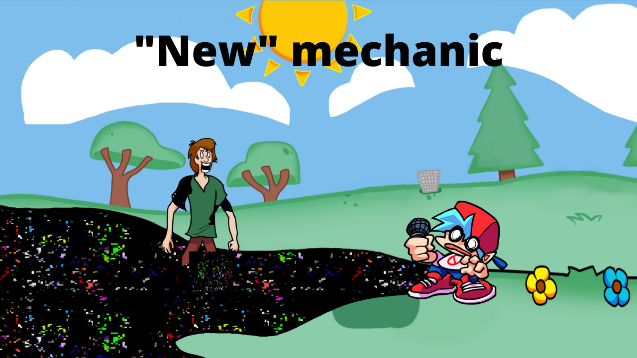 "New" mechanic for Mystery song Mod for Friday Night Funkin' | FNF Mods
