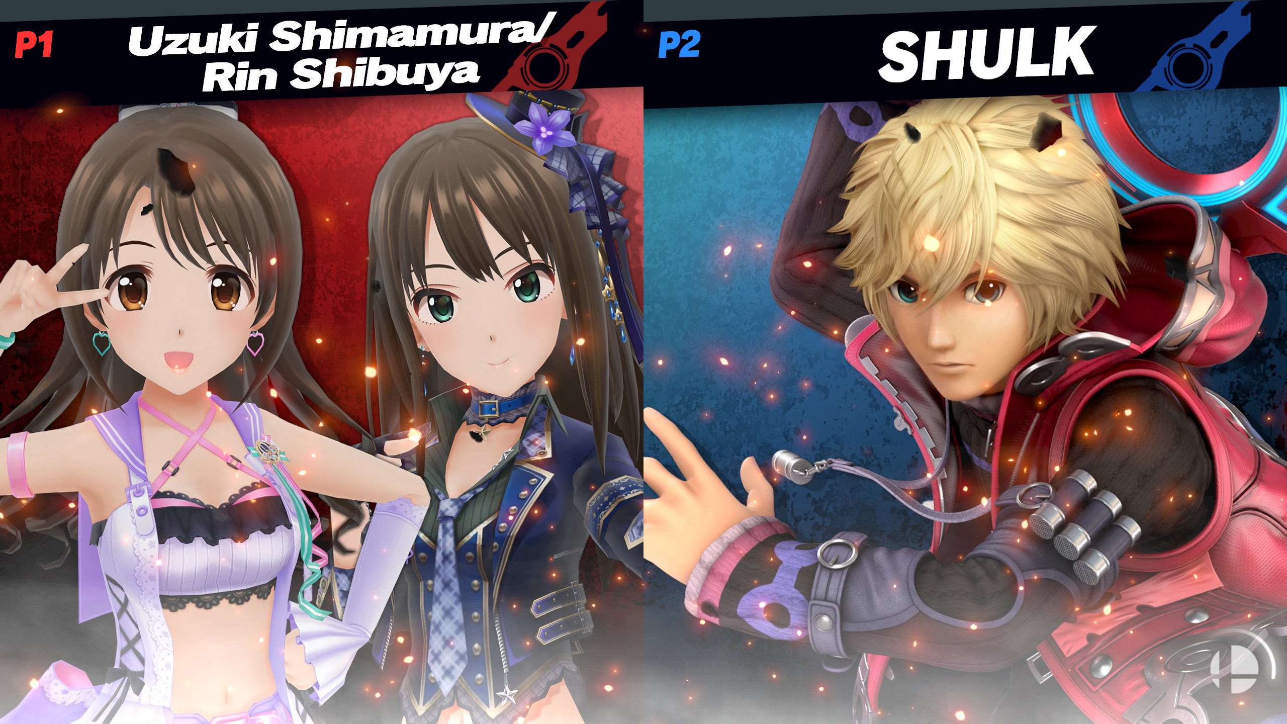 Uzuki/Rin & Mio over Pythra (Import) Mod for Super Smash Bros. Ultimate ...