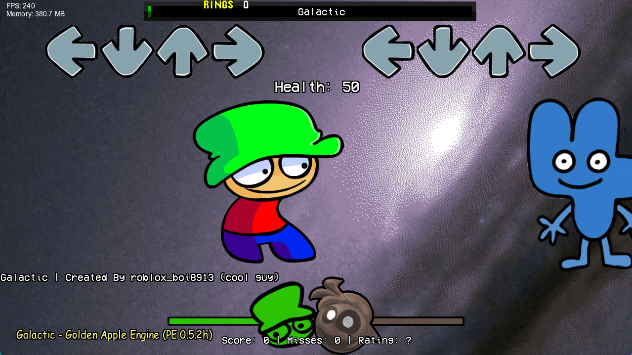 Four (from bfb) Over BF [Friday Night Funkin'] [Mods]