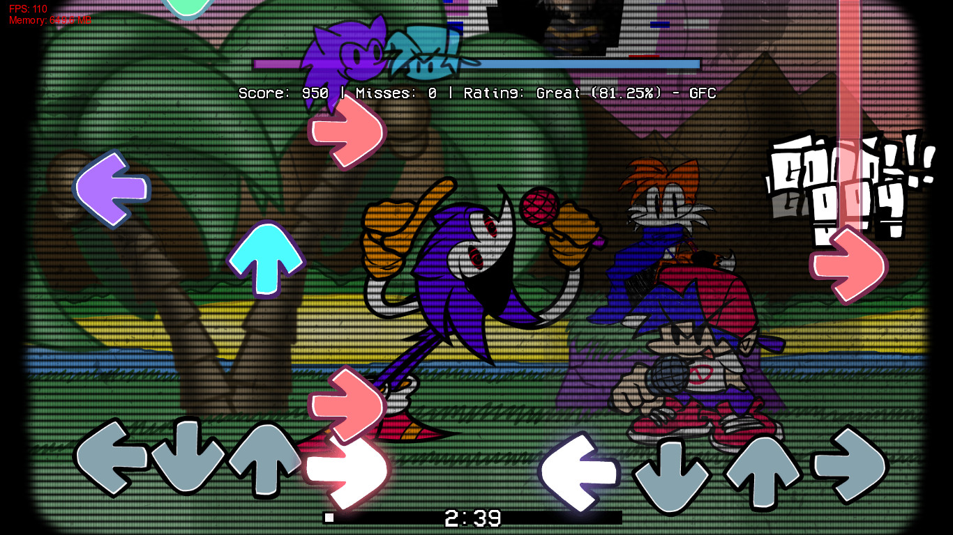 Mid-Effort Round-A-Bout (Vs. Sarah) Mod for Friday Night Funkin' | FNF Mods