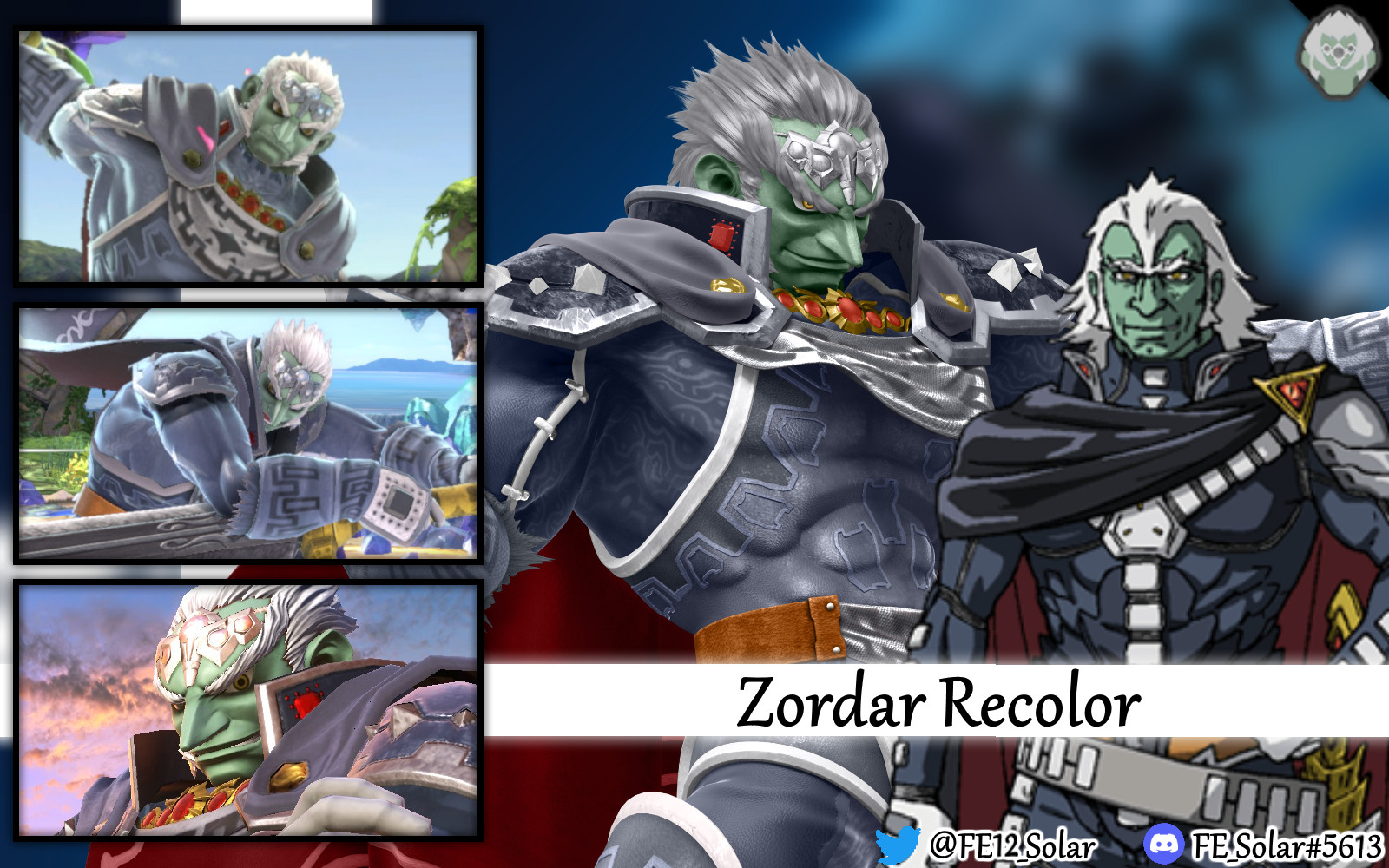 Ganondorf - Zordar Recolor Mod for Super Smash Bros. Ultimate | SSBU Mods