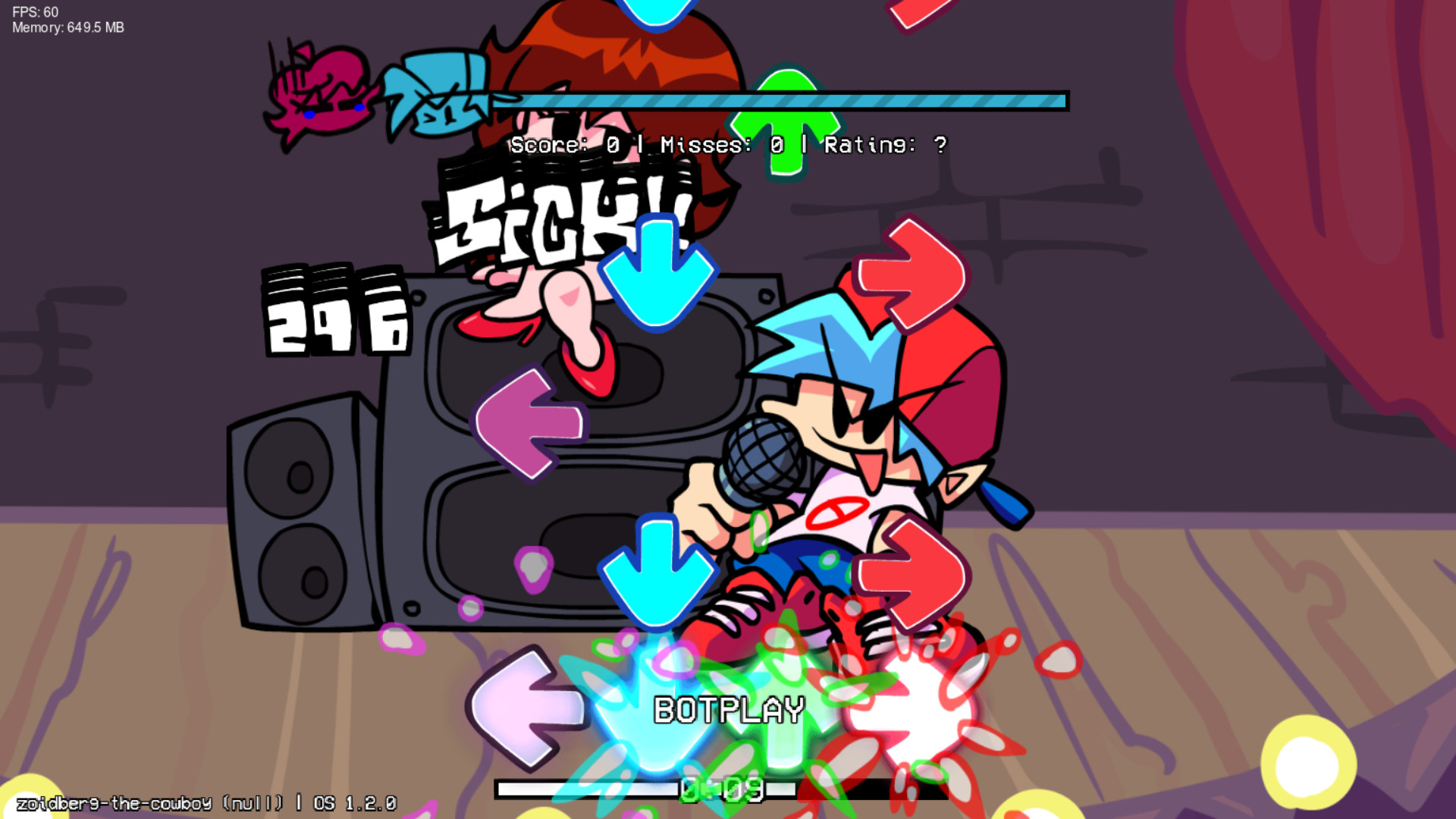 Zoidberg the cowboy but I charted it in FNF. [Friday Night Funkin'] [Mods]