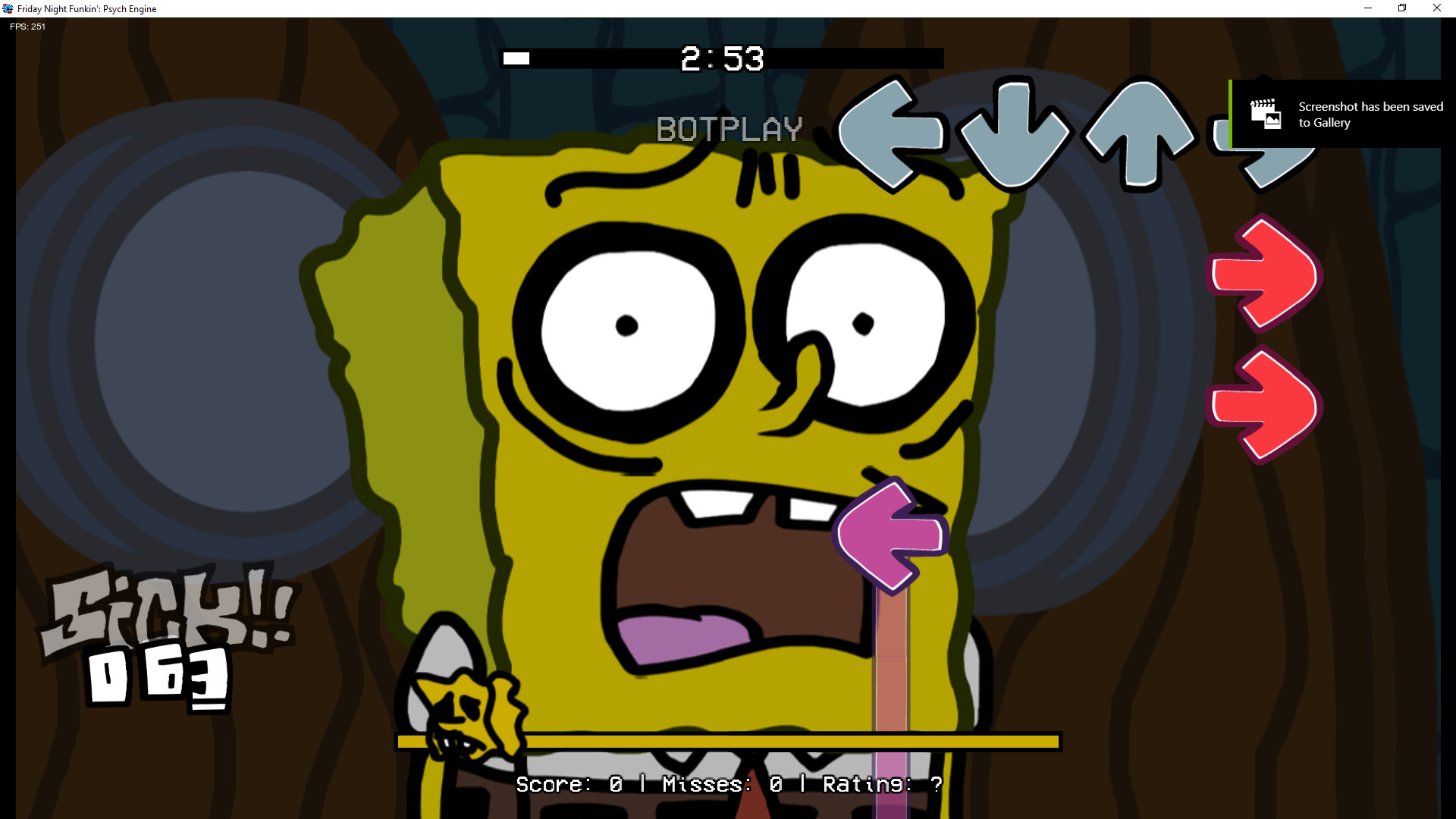 Phantams SpongeBob Cover [UPDATED] Mod for Friday Night Funkin' | FNF Mods