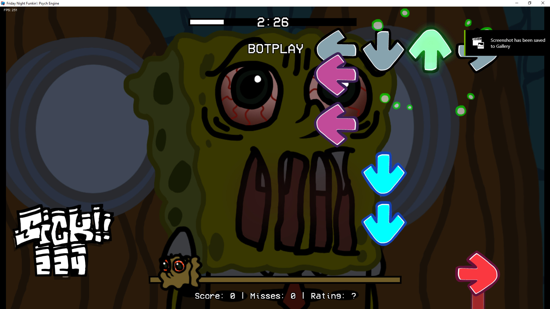 Phantams SpongeBob Cover [UPDATED] Mod for Friday Night Funkin' | FNF Mods