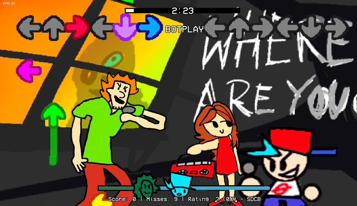 vs shaggy but bad(but it is update + demigod) Mod for Friday Night ...