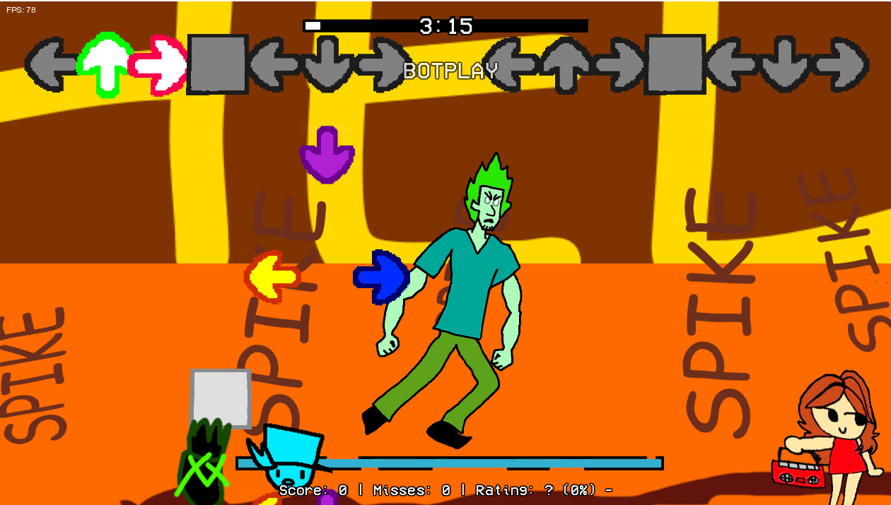 vs shaggy but bad(but it is update + demigod) Mod for Friday Night ...