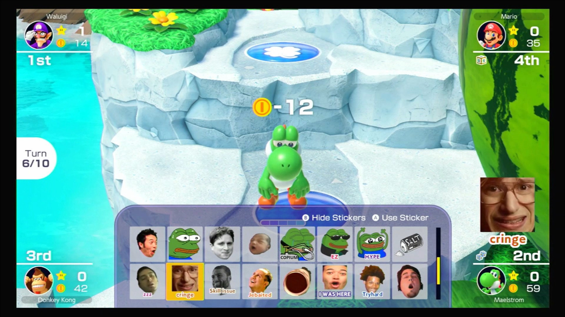 Twitch Emotes Sticker Pack Mod for Mario Party Superstars | MPS Mods