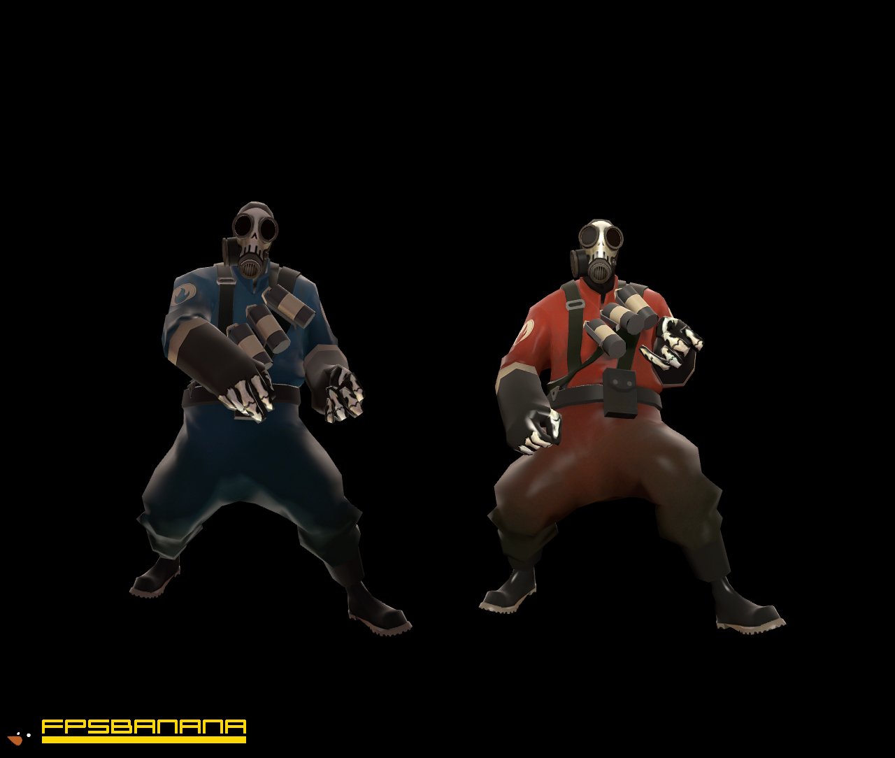 Skeleton Mask Pyro v2 Mod for Team Fortress 2 | TF2 Mods