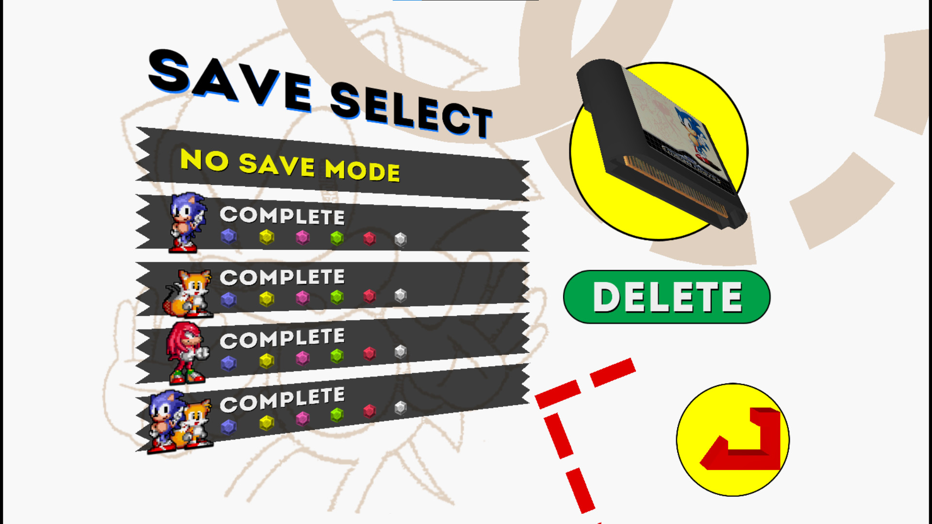 100% Complete Save File Mod for Sonic the Hedgehog (2013) | S1 2013 Mods