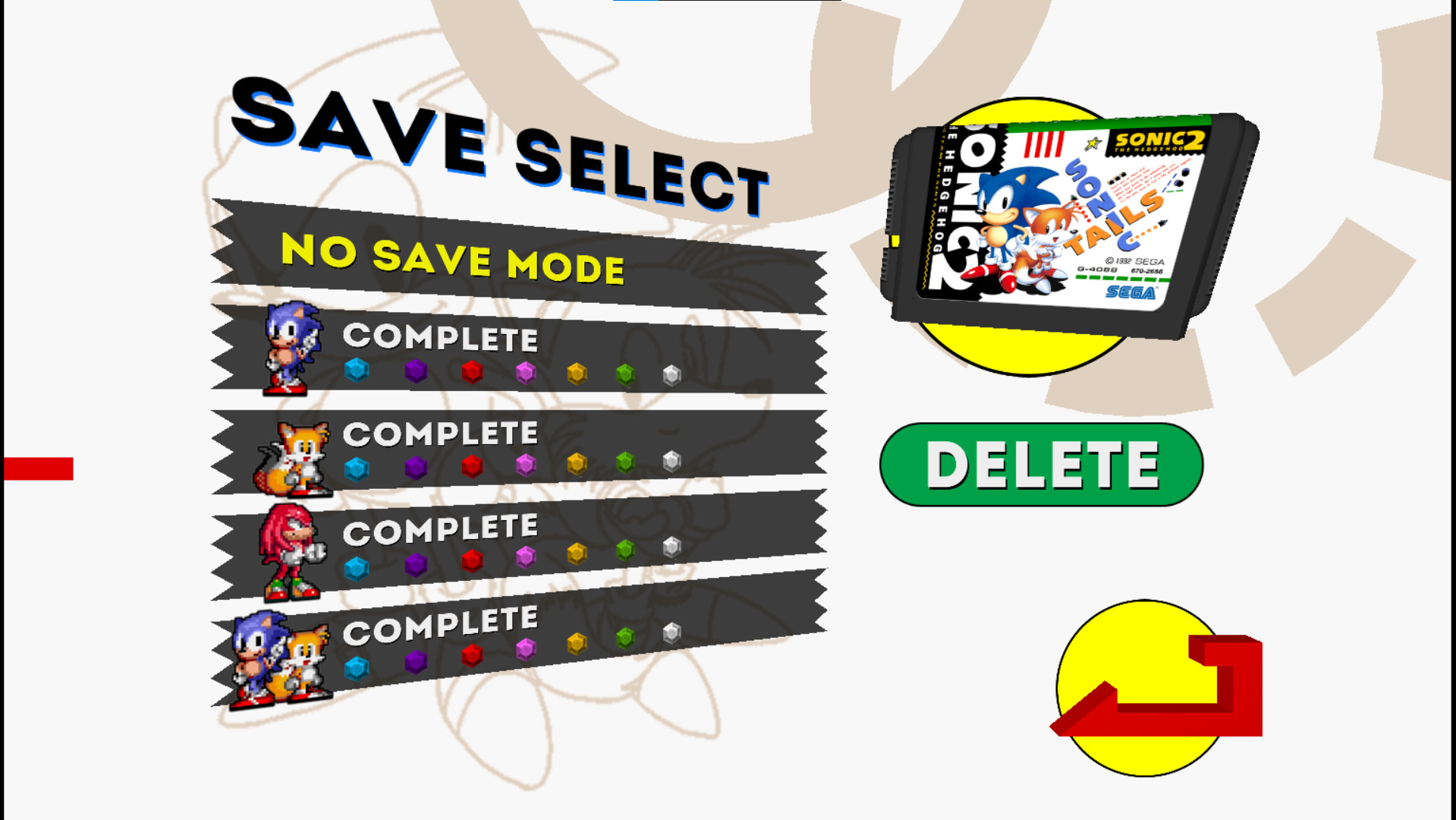 100% Complete Save File Mod for Sonic the Hedgehog 2 (2013) | S2 2013 Mods