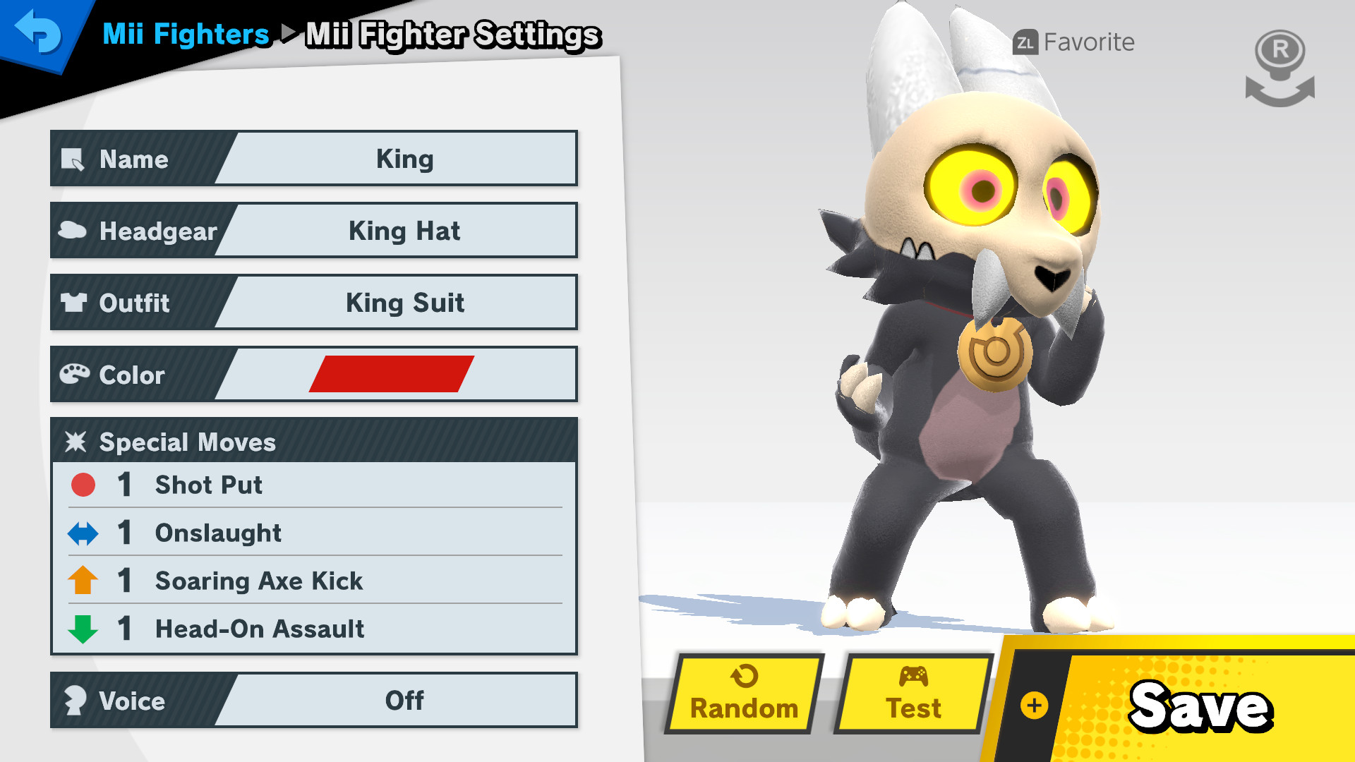 King (The Owl House) Mii Costume Mod for Super Smash Bros. Ultimate ...