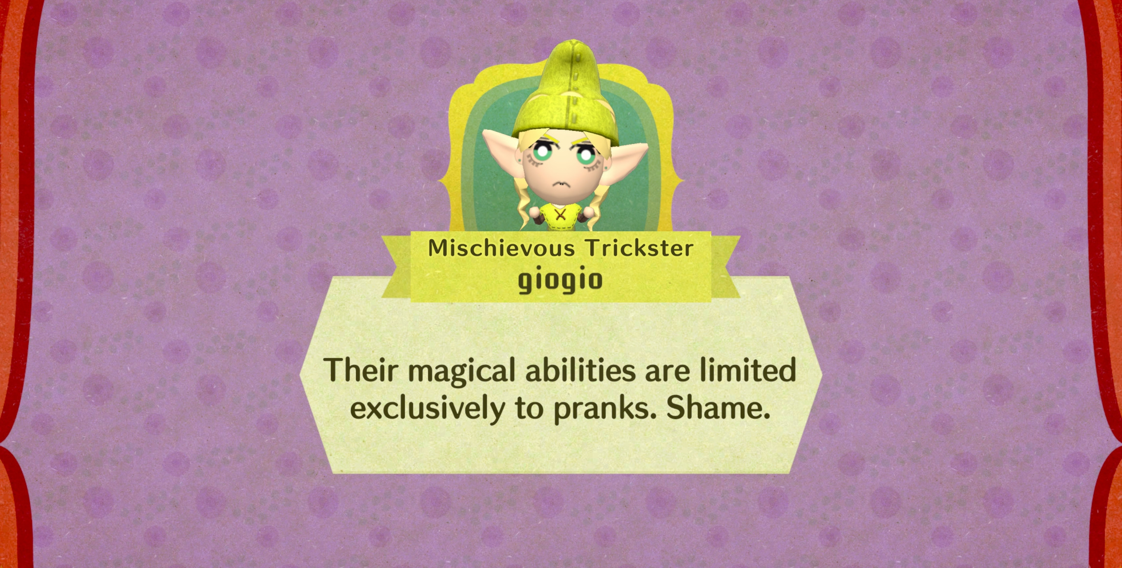 Unisex NPC Text Mod for Miitopia (Switch) | Miitopia Mods