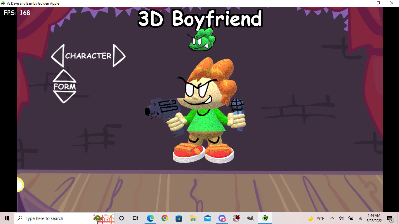 3D Pico (Replaces 3D Boyfriend) Mod for Friday Night Funkin' | FNF Mods