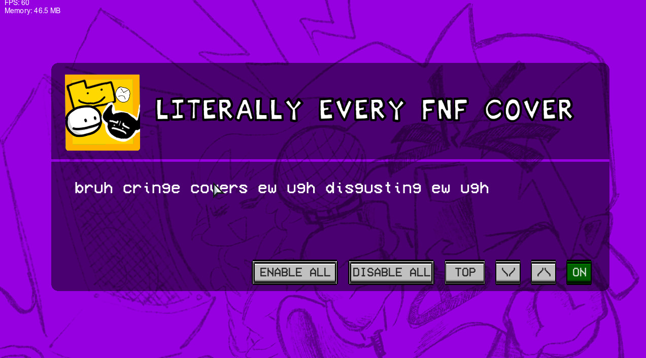 literally every fnf cover ever [FANMADE MOD] [Friday Night Funkin'] [Mods]